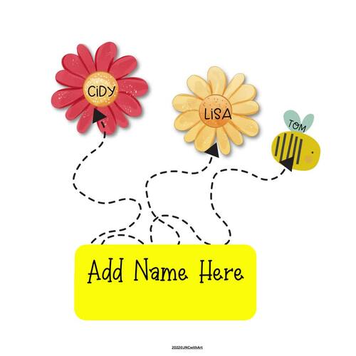 Rain Day Gnomes, Spring Flowers, April-May Bulletin Board Kit, Editable