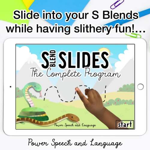 S Blends Program, S Articulation, BOOM Cards Speech Therapy, Stopping ...