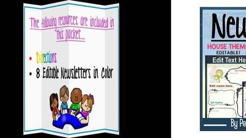 Classroom Newsletter Template Editable - Meet the Teacher / Specialist ...