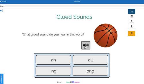 Phonics Glued Sounds Boom™ Card Deck - Level 1 Unit 7 by Sleepy Owl ...