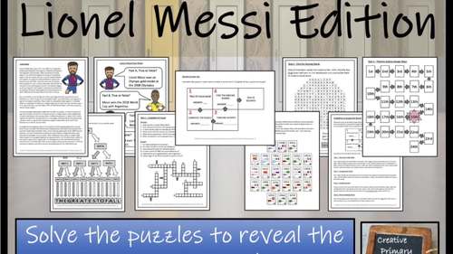 Lionel Messi Escape Room Activity by Creative Primary Literacy | TPT