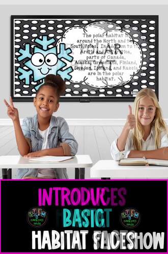 POLAR HABITAT 50 PHOTO POWERPOINT SLIDESHOW FOR UNIT INTRO NO PREP ...