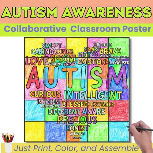 Neurodiversity & Autism Awareness Poster | Inclusive Decor by Pixel Beast