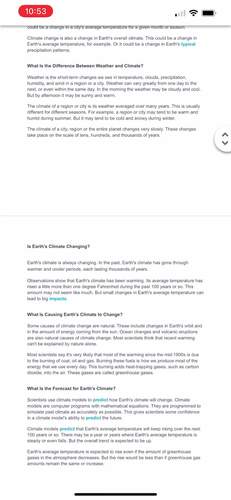 FSA Informative Writing Prompt: Earth's Climate by GrowthMindset