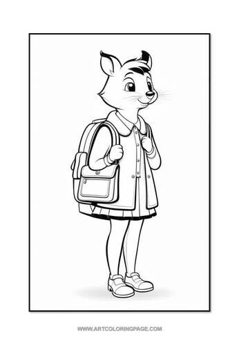 Unleash Creativity with the Animal Go to School Coloring Book Vol. 3