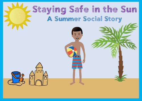 Summer Social Story - Staying Safe in the Sun by Mainly Grace | TPT