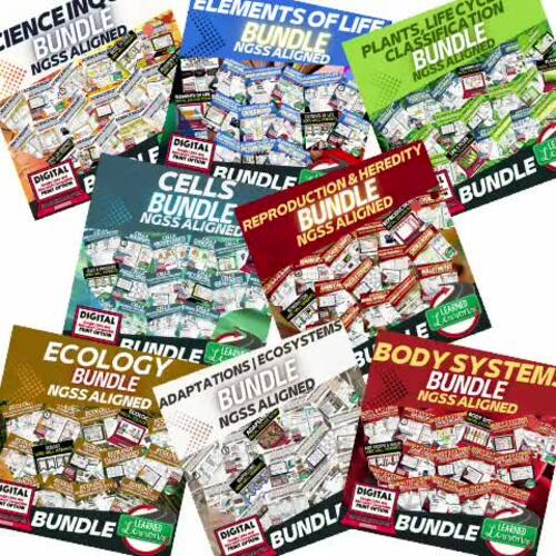 Reproduction BUNDLE & Heredity BUNDLE Life Science Curriculum Bundle