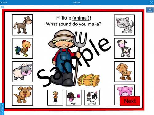 Open Ended Activity Down on the Farm BOOM Card Deck Speech Language Therapy