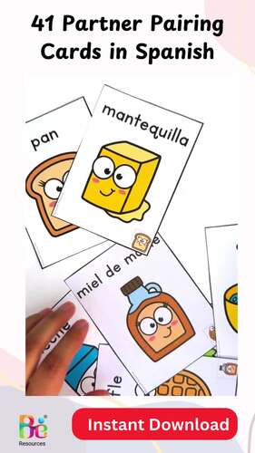 Partner Cards in Spanish | Partner Reading | Turn & Talk Pairs ...