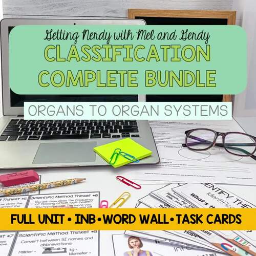 FULL Classification Unit PLUS Interactive Notebook, Word Wall and Task ...