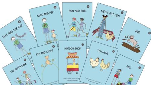 Decodable Readers - Short Vowels w/ Comprehension Questions & Fluency