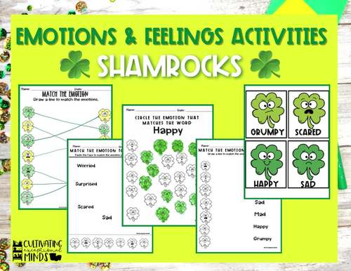 Emotions and Feelings - Shamrocks St Patricks Day | Social Skills ...