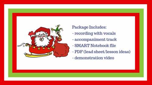 Christmas Song & Activity | Jingle Bells | Holiday | mp3s, PDF, SMART ...