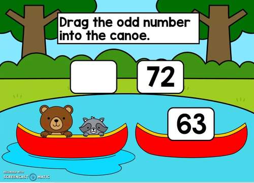 Even and Odd Numbers Boom Cards™ by Primary Joys | TPT