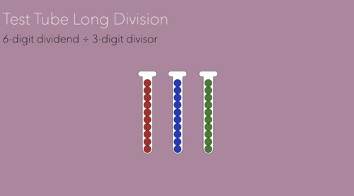 Montessori Test Tube Division (6-digit ÷ 3-digit) Presentation | TPT