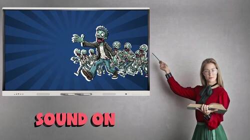 Exponents ZOMBIE DASH Math Game - 8th Grade No Prep Review Activity