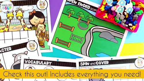 Zoo Speech and Language Therapy Activities & Worksheets Unit by Anna ...