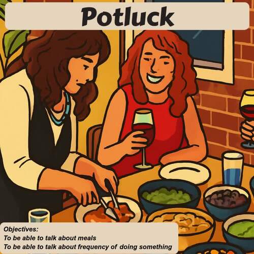 ESL Speaking & Grammar Activities: Meals & Food Vocabulary by ESLJAM