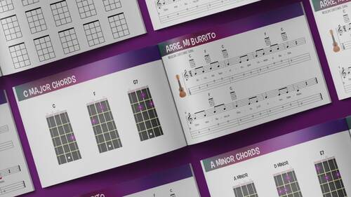 Play "Arre, Mi Burrito" Mexican Christmas Carol - Ukulele Sheet Music ...