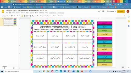 Exponent Rules Digital Activity Bundle by Erica Loves Math | TPT