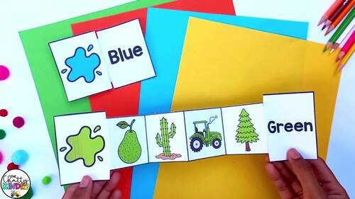 Color Things Crafts - No-Prep Learning Colors Foldable Craft Activity