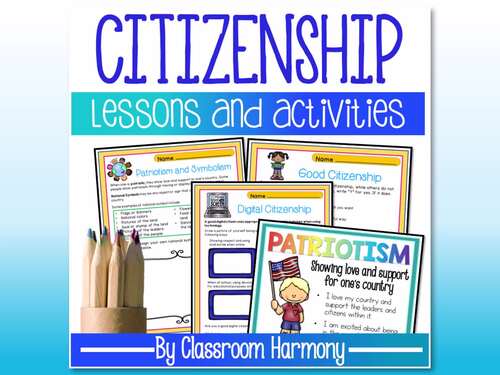 Good Citizenship SEL Lessons & Activities | Character Education for ...