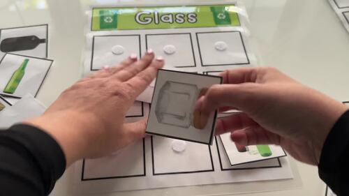 Earth Day Recycling Sorting Mats or File Folders SPED PreK Speech ESL