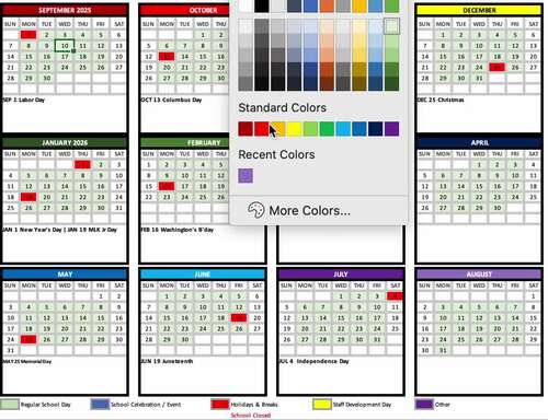 School Program Calendar 2026 Year - 2026-2027 School Year by Admin 4 You