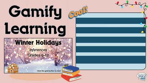 Winter Holidays Inferences High School Speech Game Christmas Kwanzaa ...