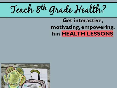 8th Grade Health Lessons: LEVEL 3 FULL YEAR by Mrs S's Health and PE ...