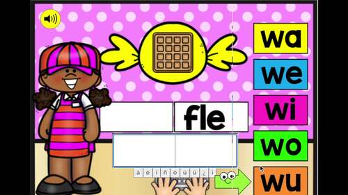 Palabras con wa, we, wi, wo, wu, y xa, xe, xi, xo, xu Boom cards Audio ...
