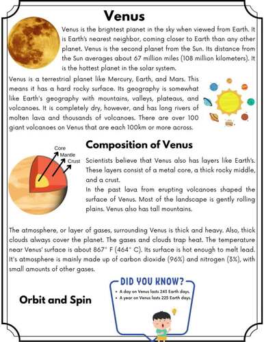 Venus by Kathy Diaz | TPT