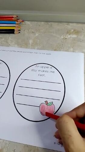 Fall Craft All About Apples 5 Senses Writing Prompts Activities | TPT