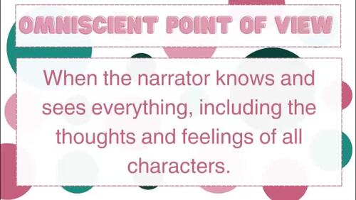 Point of View: Omniscient and Limited by Love and Literacy Lane | TPT