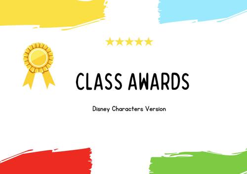 Class Awards - Disney Characters version by Marcos Antonio Buzzatti Padilha