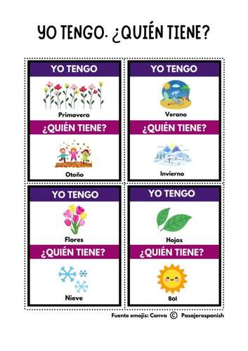 BUNDLE SPANISH GAMES PICTIONARY AND YO TENGO QUIEN TIENE by Pasajero ...