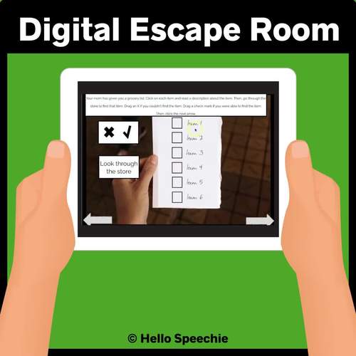 Digital Escape Room 3rd and 4th Grade Escaping 2020 by Hello Speechie
