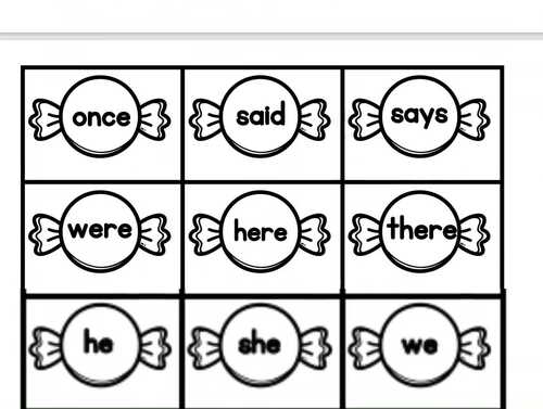 Kindergarten CKLA Skills Tricky Word Fluency Game by Keeping Up Kinders