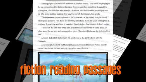 4th 5th Grade Fiction Reading Comprehension Passages and Questions ...
