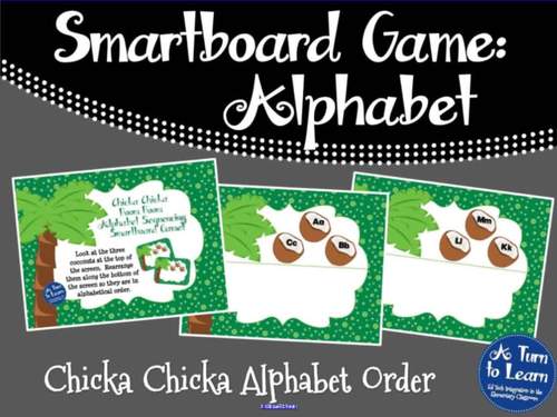 Chicka Chicka Boom Boom ABC Sequencing Game (Smartboard/Promethean Board)