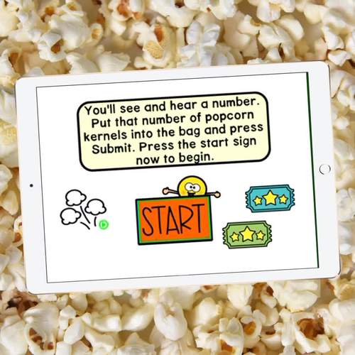 Count to 10 | Popcorn | Boom cards with audio by LOL - Life of Learning