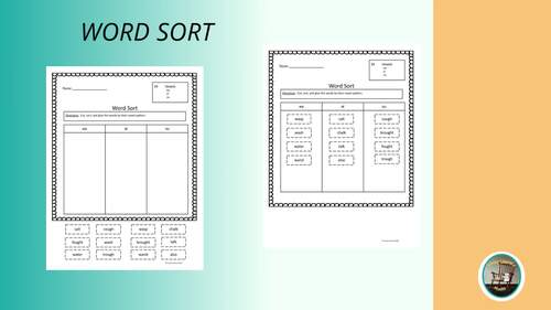 Vowel Digraphs Worksheets, Within Word Pattern, Ambiguous Vowels, wa ...