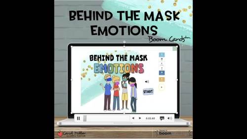 Behind The Mask Boom Cards | Digital Learning | TPT