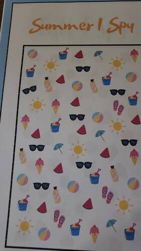 Summer I Spy Worksheets | Seek and Find Printable Activity | Number ...