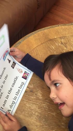 Kindergarten Sight Words Sentence Practice (September - June, NO PREP)