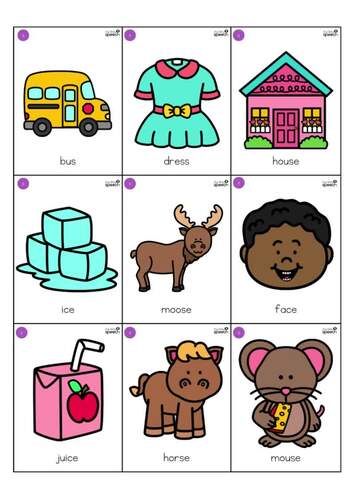 Final Consonant Deletion of Final S Cycles Activities for Speech Therapy