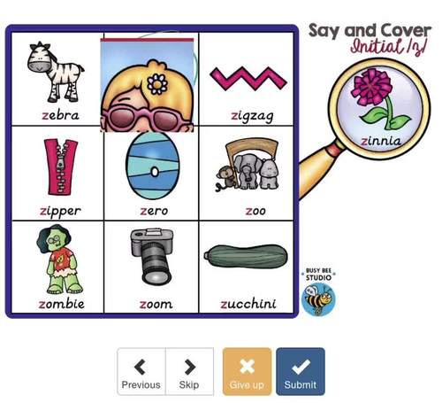 /Z/ Articulation Puzzles for Speech Therapy | Boom Cards | Teletherapy