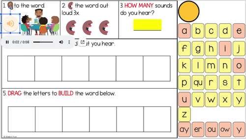 TWO SYLLABLE FLASH WORDS | Word Mapping for Google Classroom Science of ...