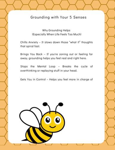 BEE Kind to Yourself Workbook | Printable OCD Coping Toolkit for Kids ...