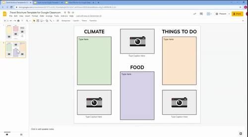 Travel Writing Digital Templates: Brochure, Planner & Journal Writing ...